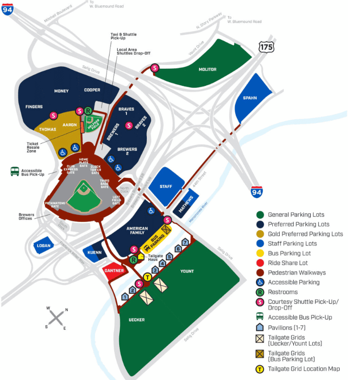 American Family Field Parking Guide - Brewers Parking