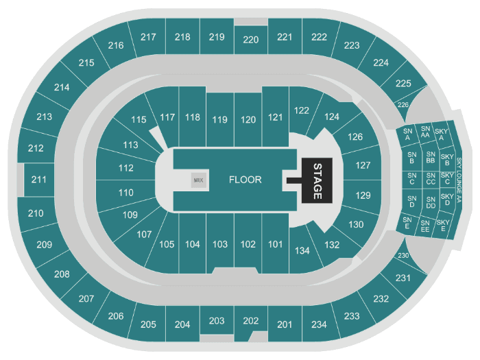 Rogers Place Capacity - Edmonton Oilers
